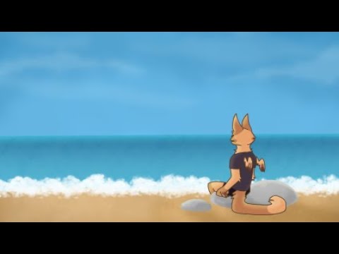Hanging out by the Ocean [ Animation ] - YouTube