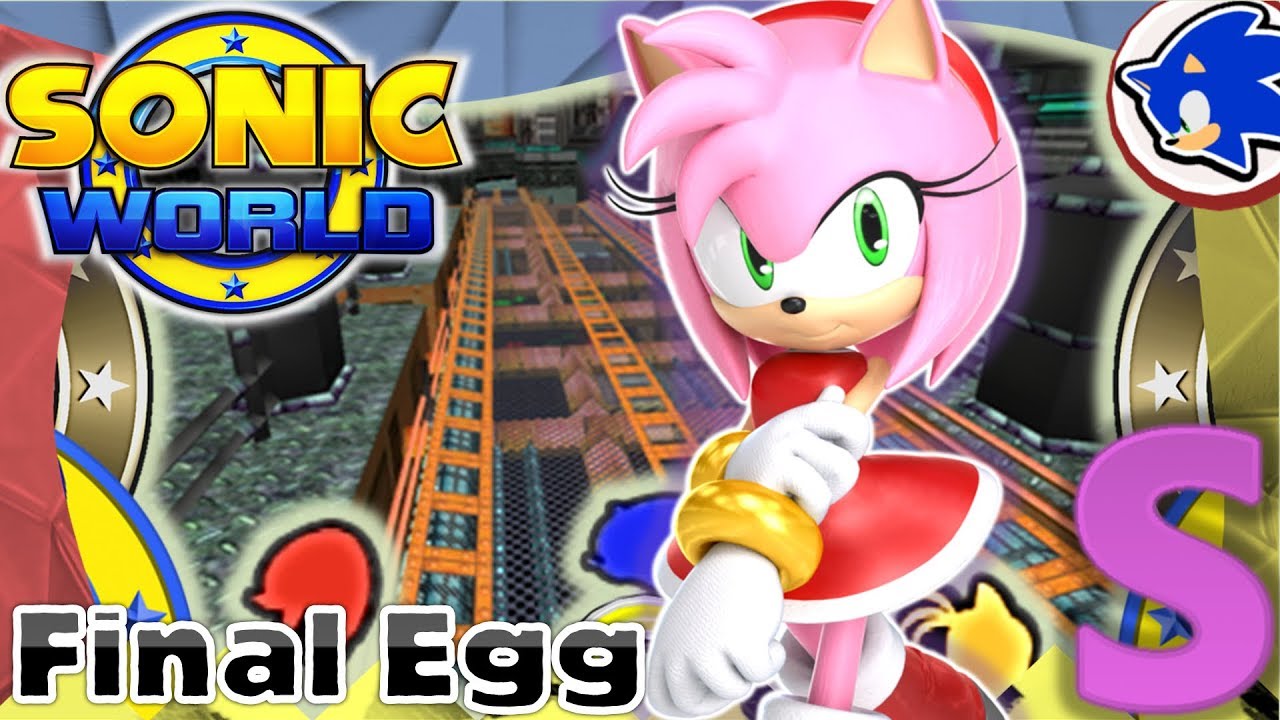 Sonic World R9 - Final Egg - Amy (S-Rank) - YouTube