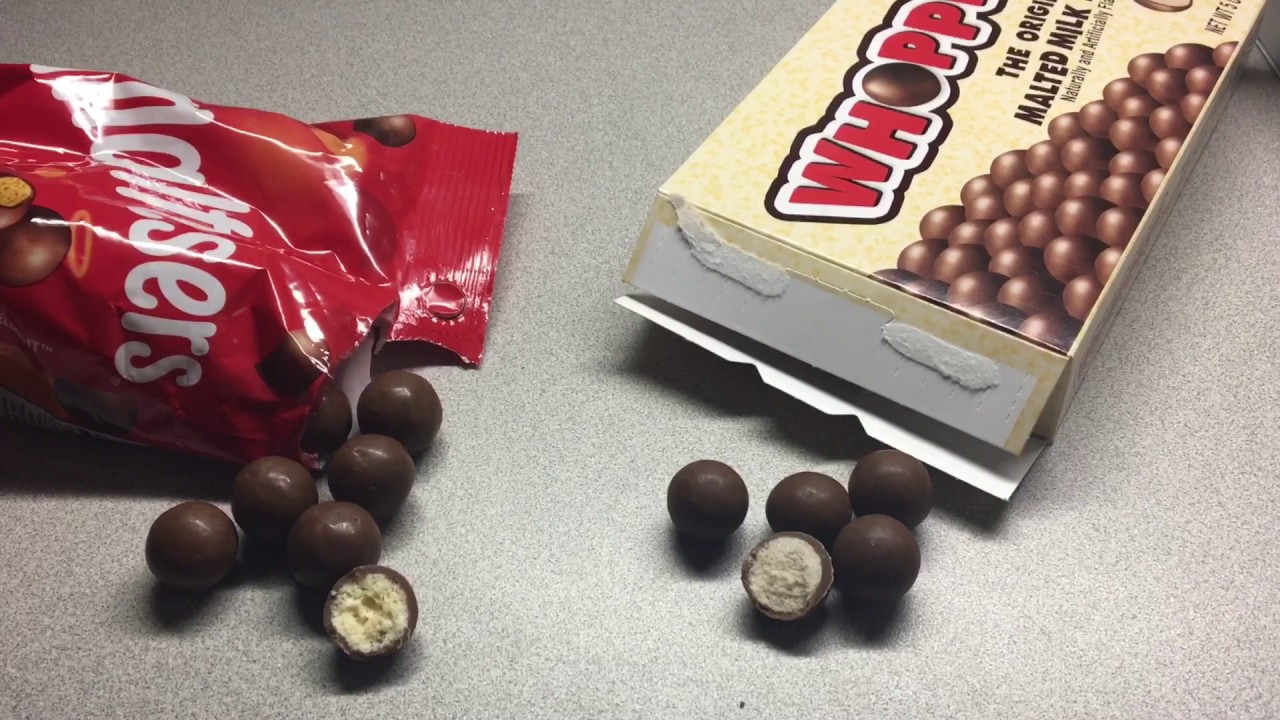 Maltesers VS Whoppers - Malt Ball Battle Royale!!!! - YouTube