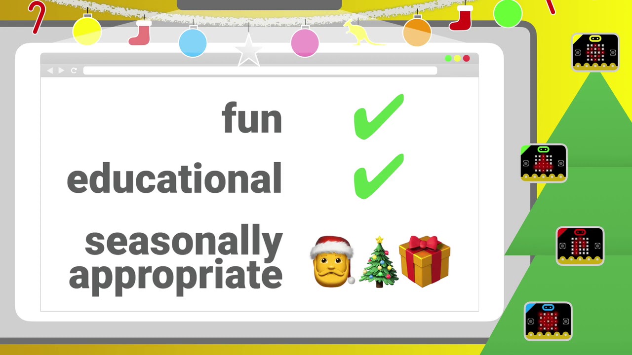 Merry micro:bit Christmas and happy digitech year from the ACA! - YouTube