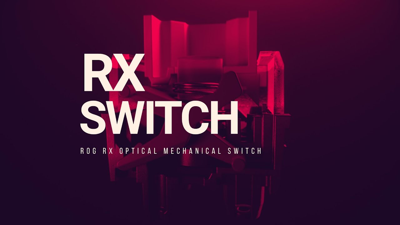 ROG RX Red Optical Mechanical Switch - YouTube