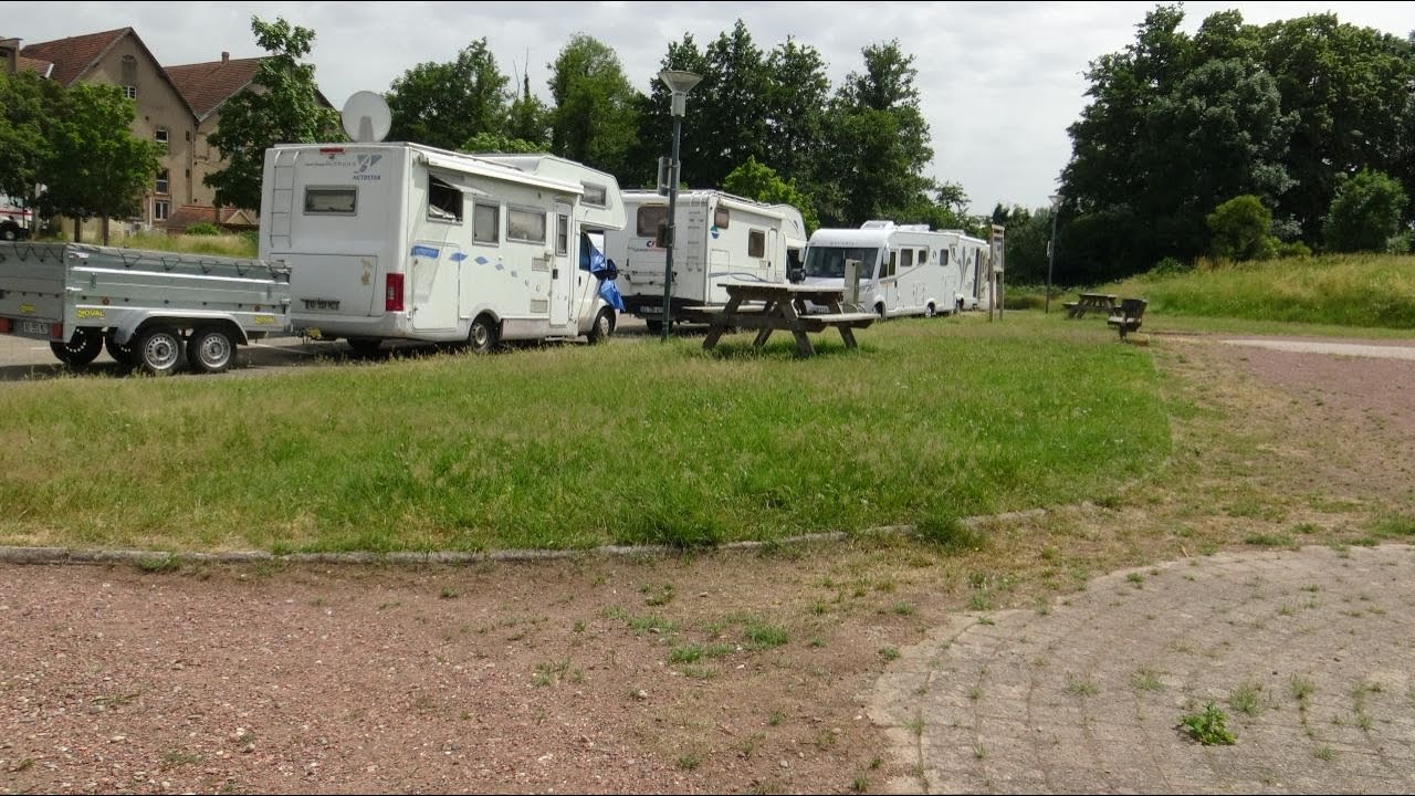 Stellplatz Haguenau Elsaß - YouTube