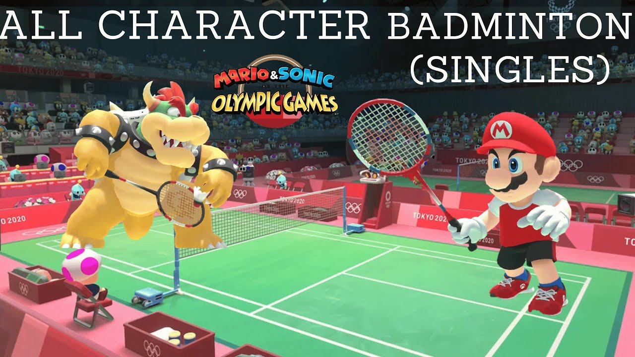 Mario & Sonic Olympic Games At The Tokyo 2020 Badminton (Singles) All ...