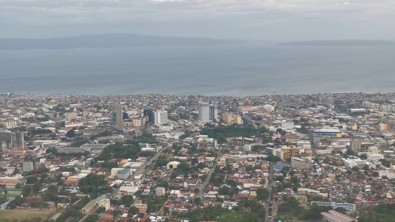 Amazing Davao City Aerial View South to North - YouTube