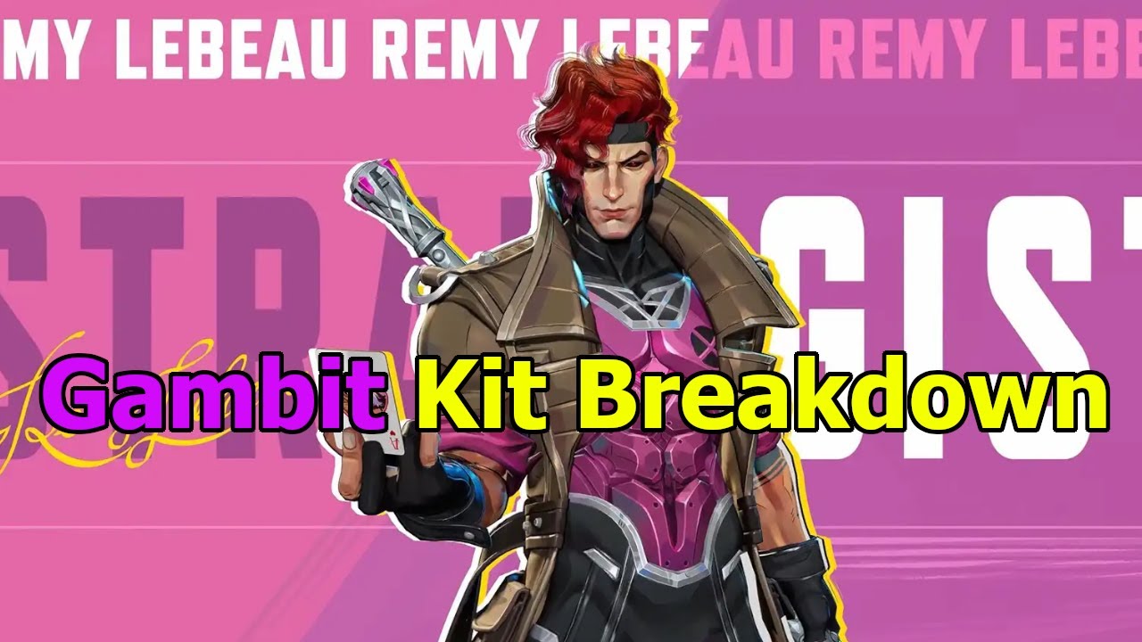 Marvel Rivals Gambit Gameplay | Full Kit Breakdown And Thoughts! - YouTube