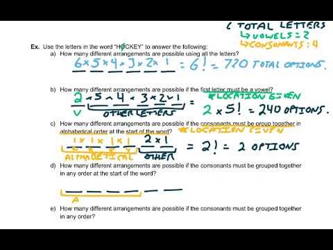 Counting Methods Lesson 3.3 - YouTube