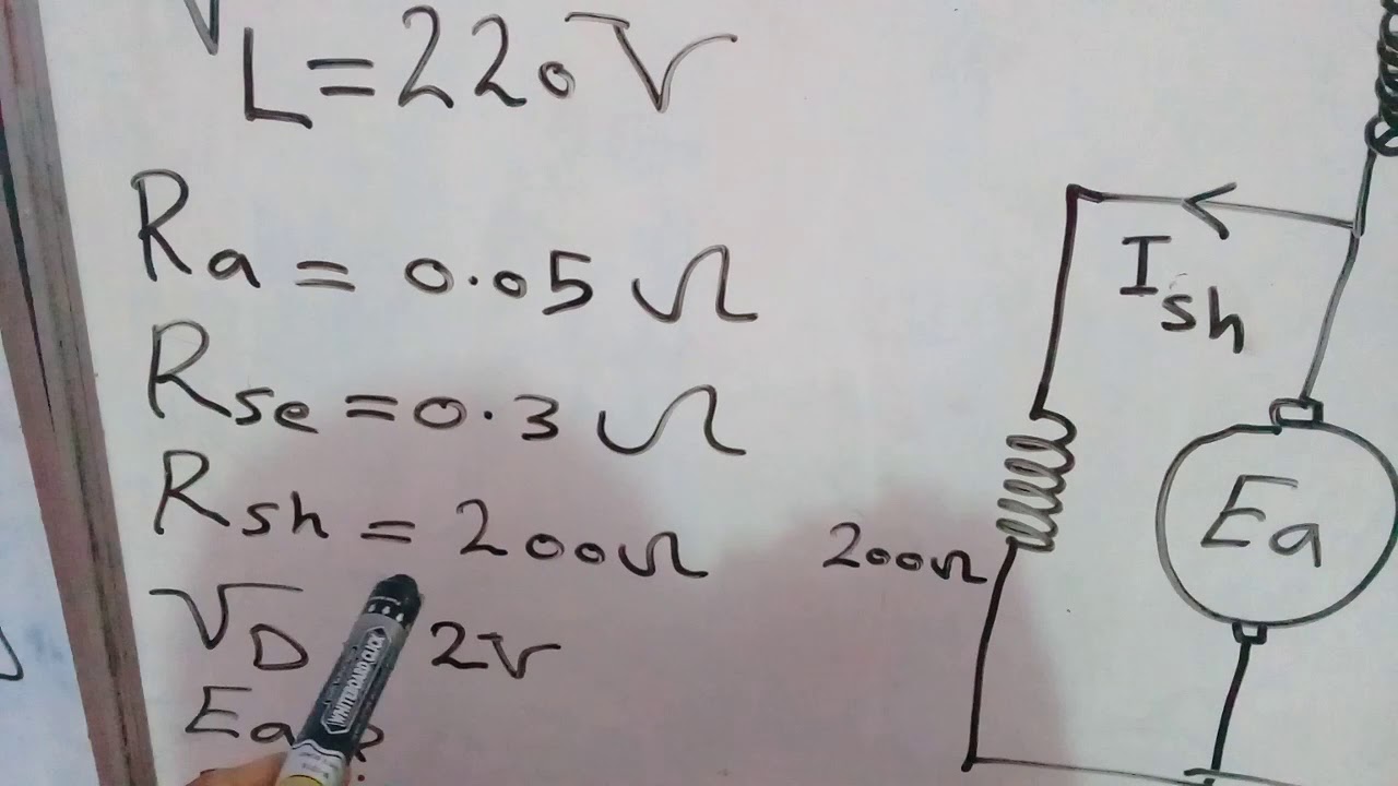 Example of short shunt compound generator - YouTube