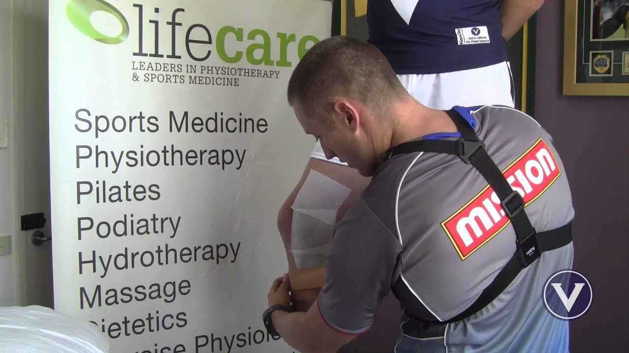 Taping Techniques 11.0 How to tape Knee for MCL - YouTube