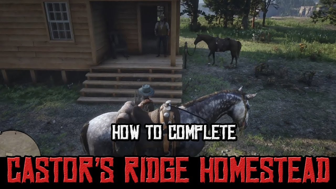 Red Dead Redemption 2: Completing Castor's Ridge Homestead - YouTube