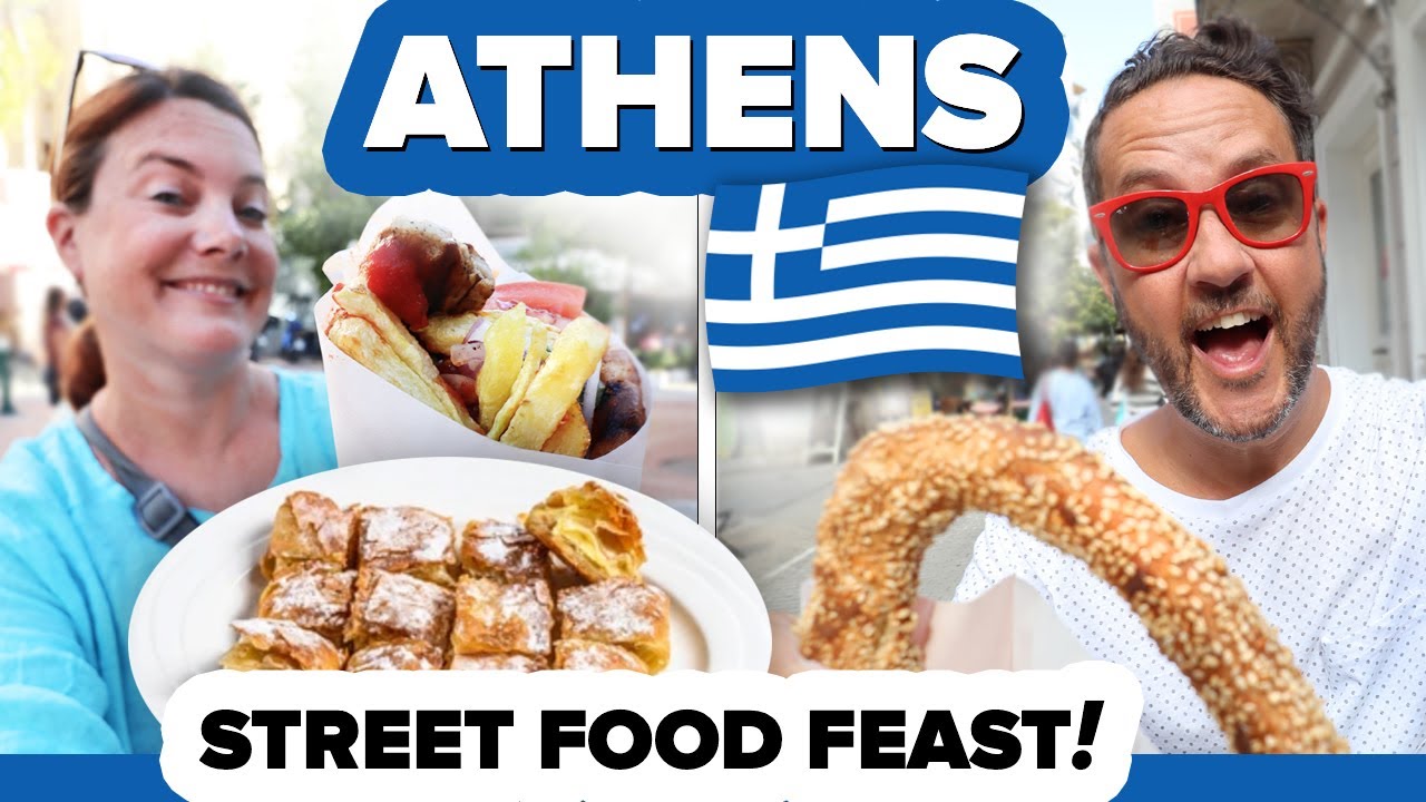 Ultimate Greek Street Food Tour in Athens 🤤 EAT THIS in Greece - YouTube