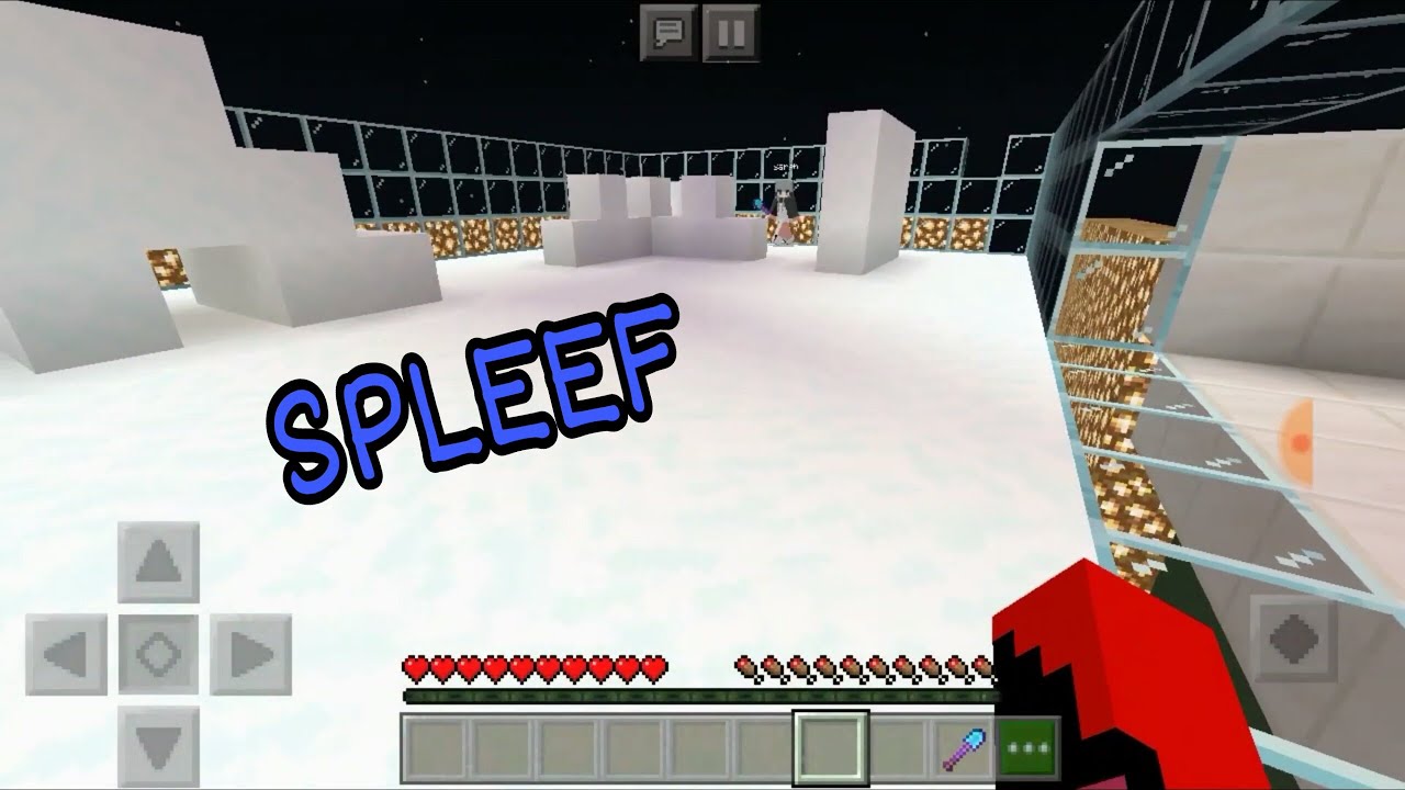 Minecraft mini game spleef - YouTube
