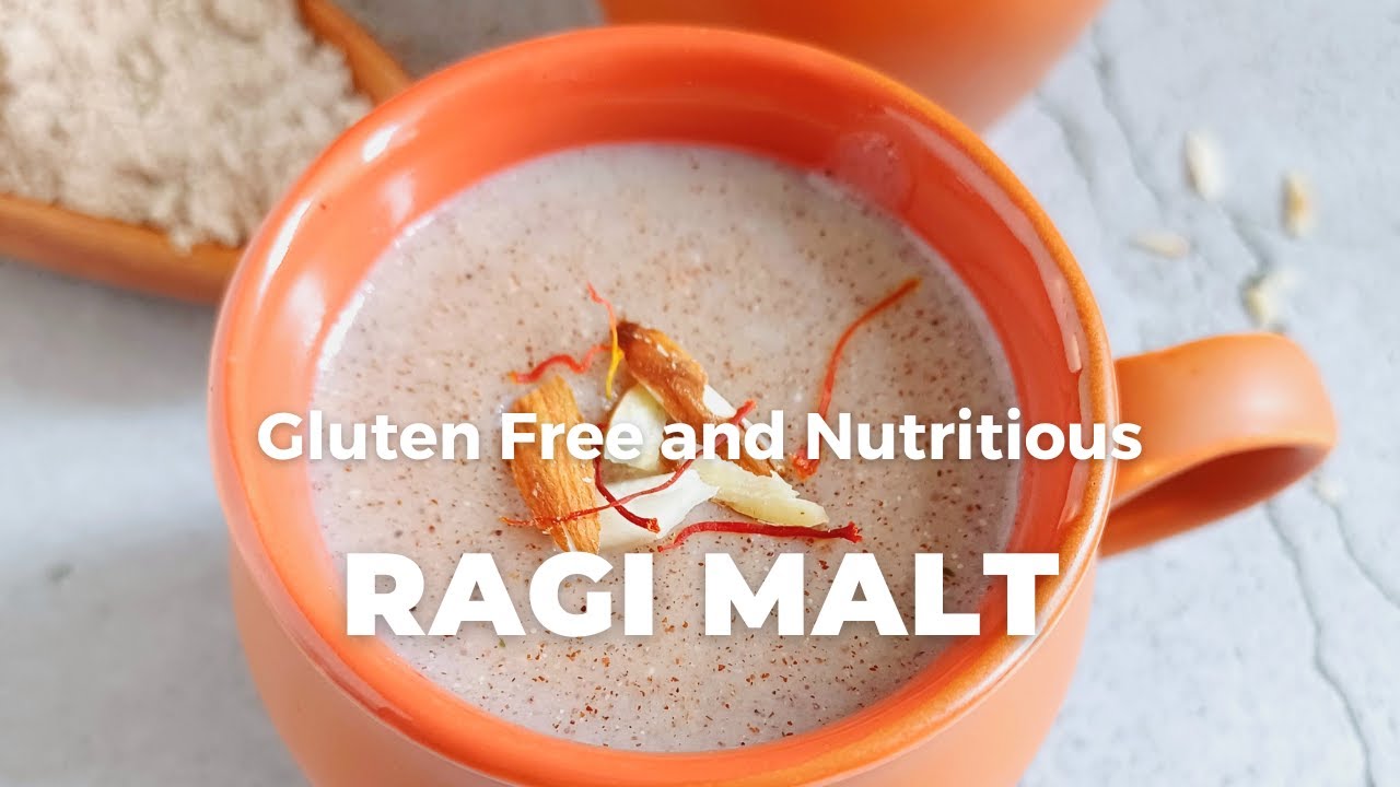 Ragi Malt Powder l Finger Millet Porridge Premix - Flavours Treat - YouTube