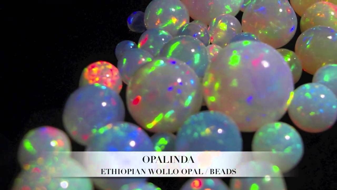 OPALINDA-Ethiopian Wollo/Welo Opal Beads - YouTube