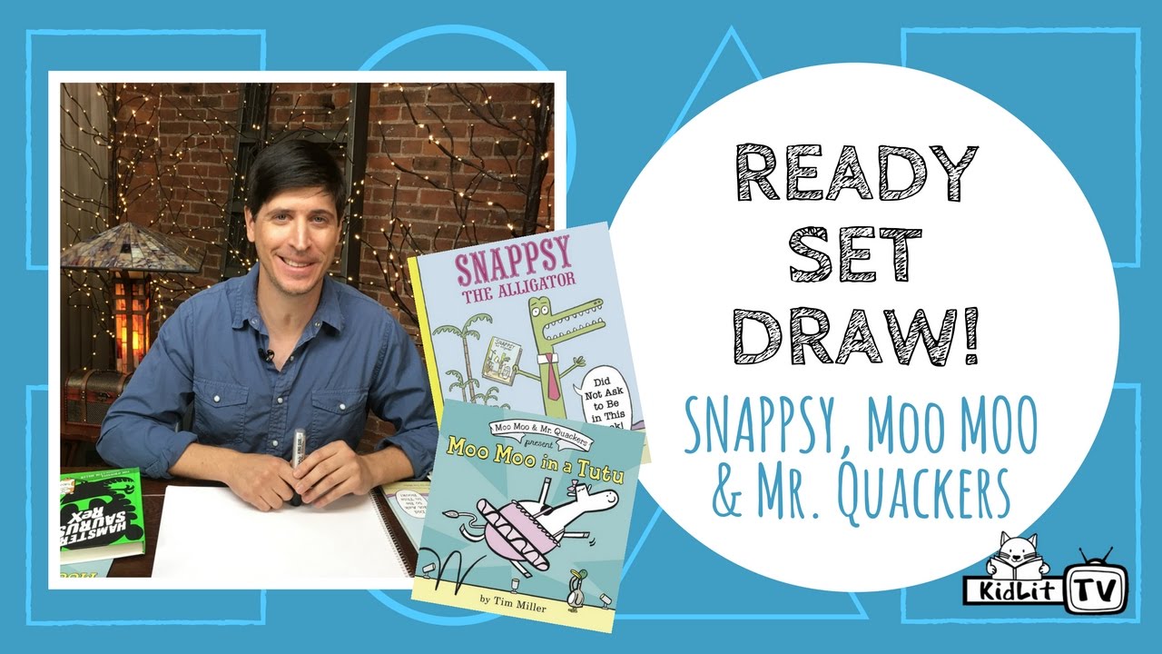 Ready Set Draw! How to Draw Snappsy, Moo Moo & Mr. Quackers - YouTube