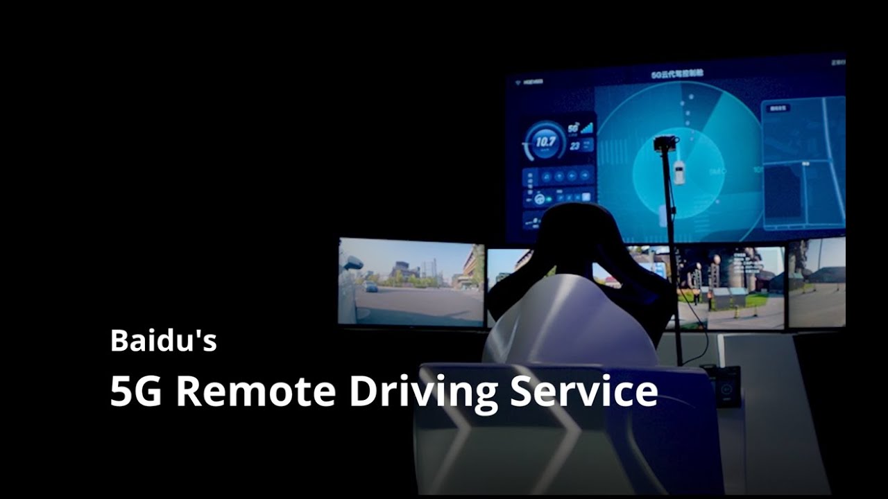 Baidu Apollo's 5G Remote Driving Service - YouTube