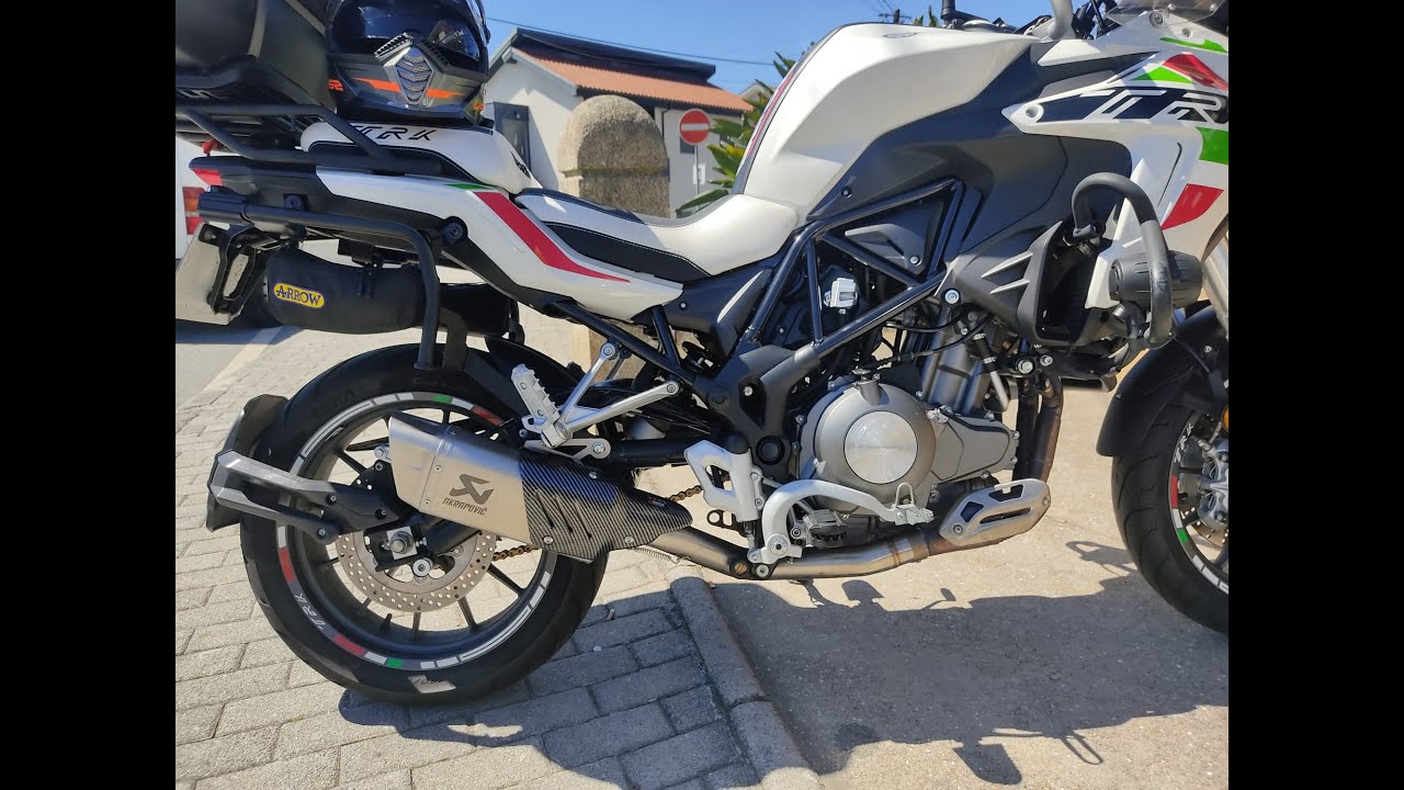 trk 502 exhaust - YouTube