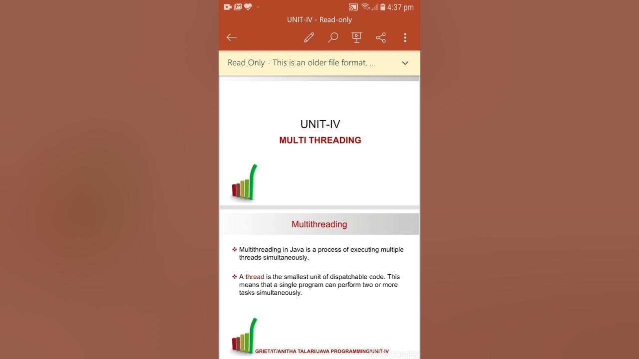 Introduction to multithreading - YouTube