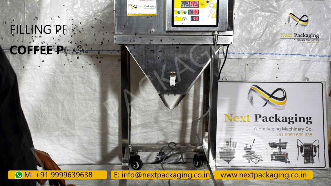 Heavy Duty Granule and powder Filling Machine | Coffee beans filling ...