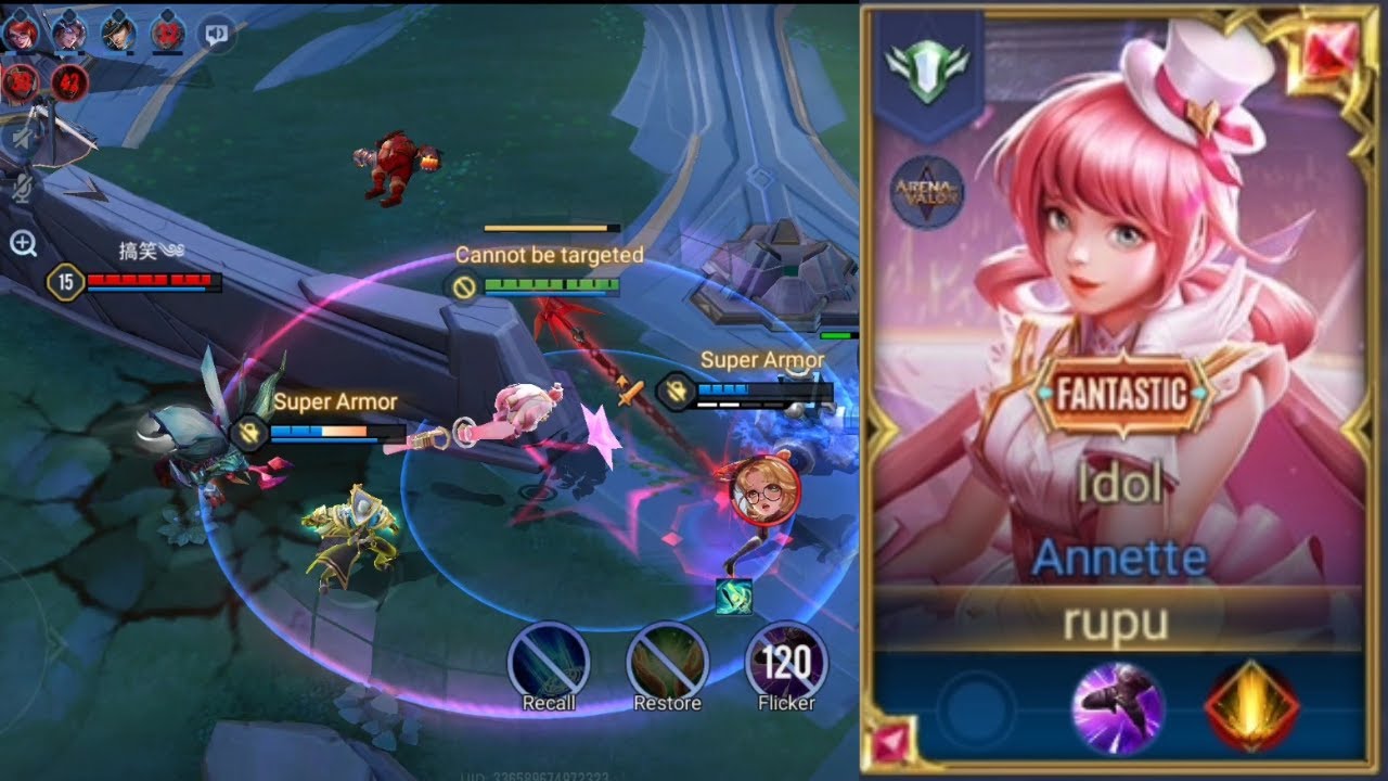 AoV : ANNETTE PRO GAMEPLAY | BEST BUILD | - ARENA OF VALOR - YouTube