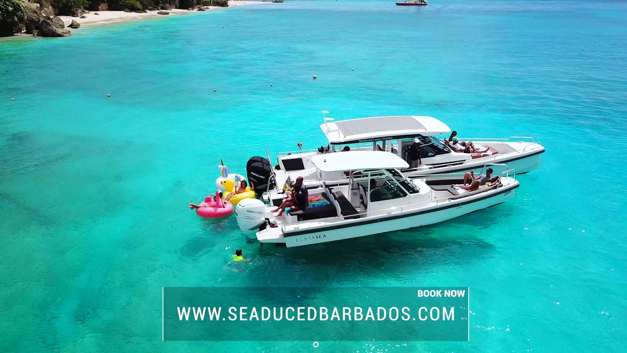 Searenity & Ecstasea Luxury Power Boat - YouTube