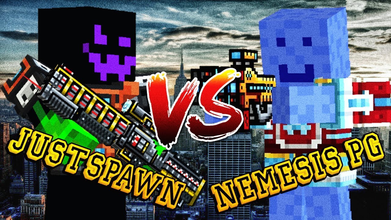 Pixel Gun 3D - JustSpawn VS Nemesis PG (Duel) - YouTube