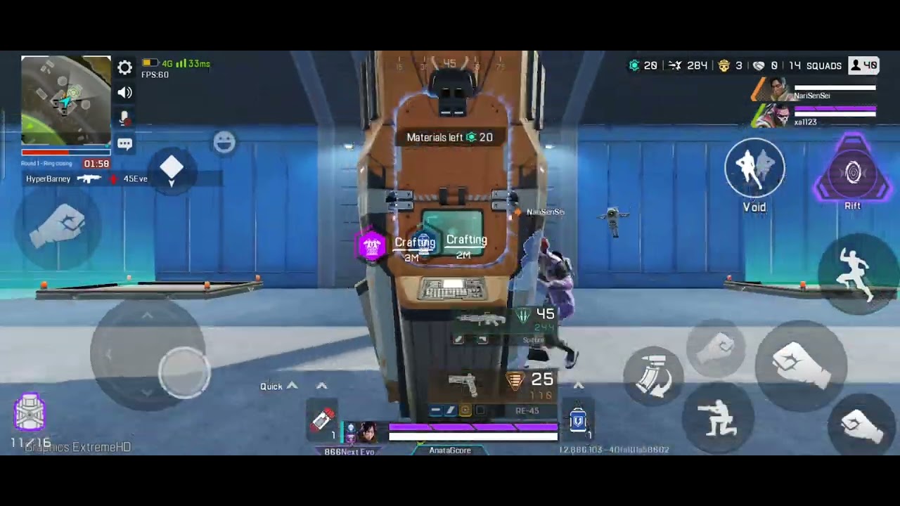 Chillin night fun play in non ranked lobby wraith! - YouTube