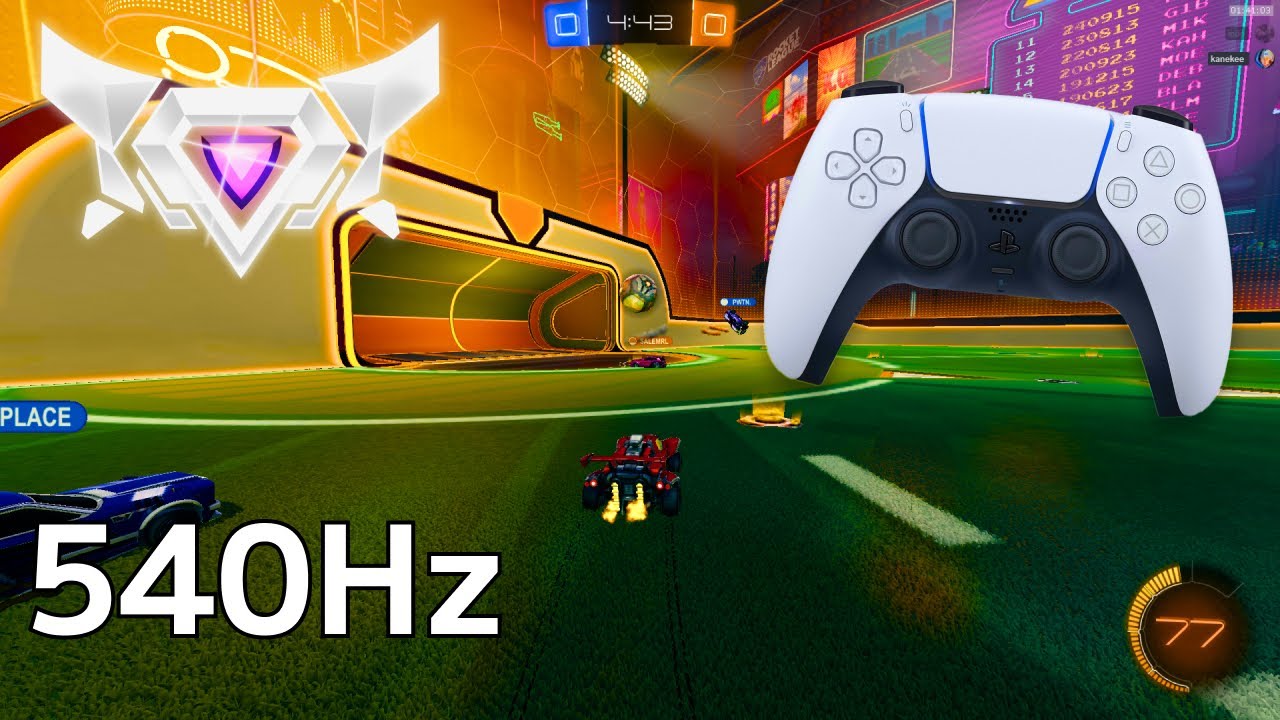 PS5 Controller ASMR 😴 Rocket League Ranked 🏆 Satisfying 360 FPS 4K ...