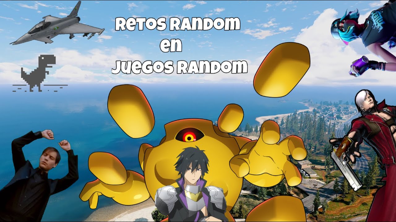 Retos random en juegos random - YouTube