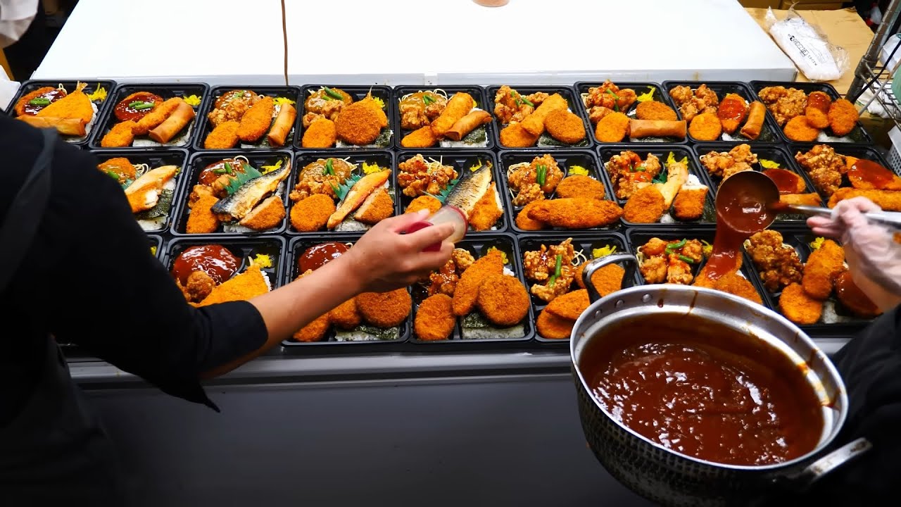 24/7 Japanese Massive Bento Production! Kitchen DIVE’s Epic Meal ...
