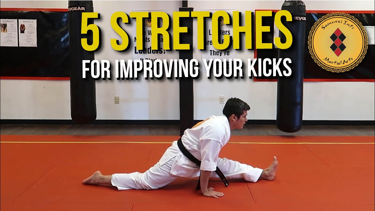 5 SIMPLE STRETCHES For HIGHER KICKS - YouTube