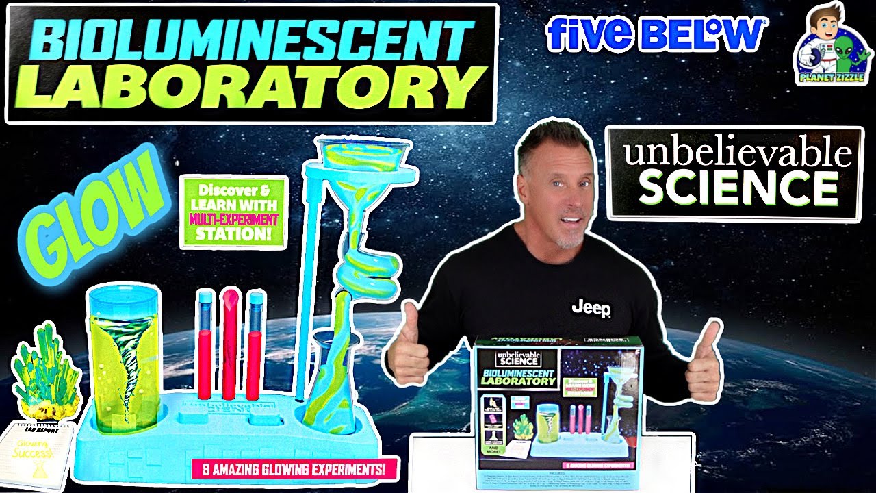 Five Below Unbelievable Science Bioluminescent Laboratory STEM Glowing ...