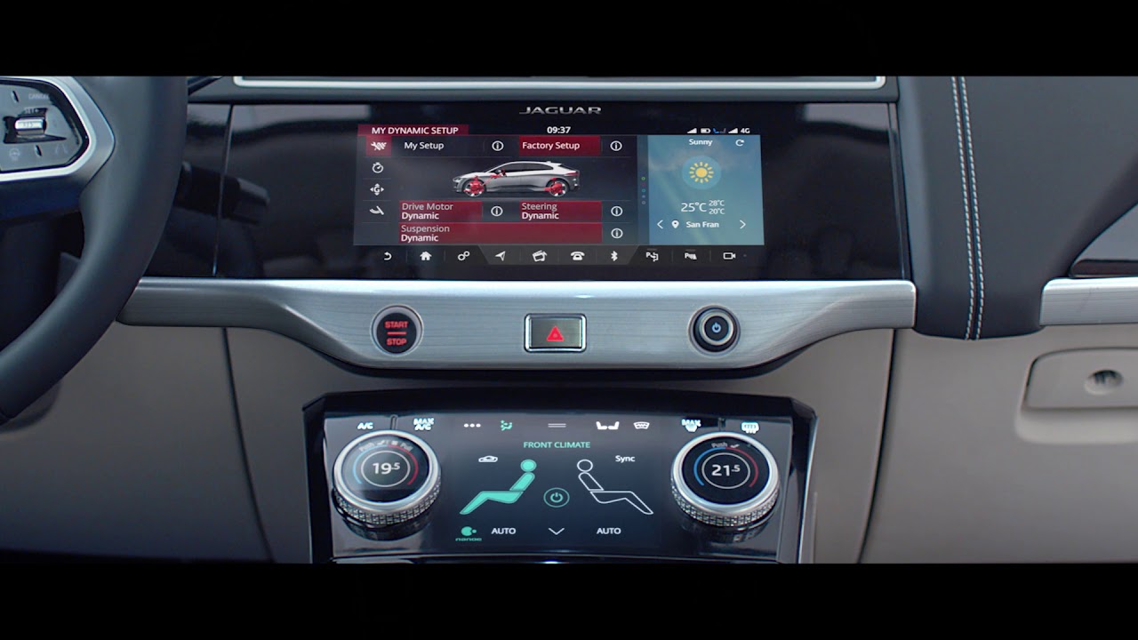 Jaguar I-PACE | Touch Pro Duo Infotainment-System - YouTube