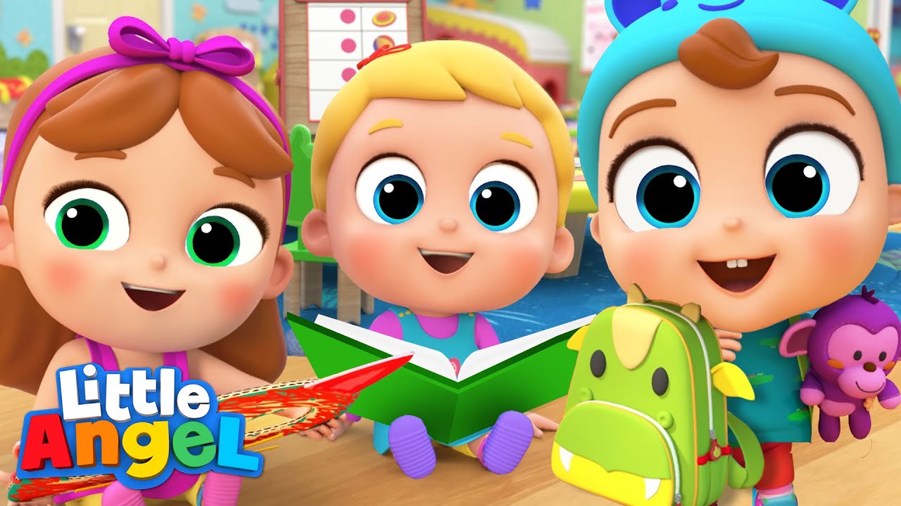 School Is So Much Fun! | Little Angel Kids Songs & Nursery Rhymes - YouTube