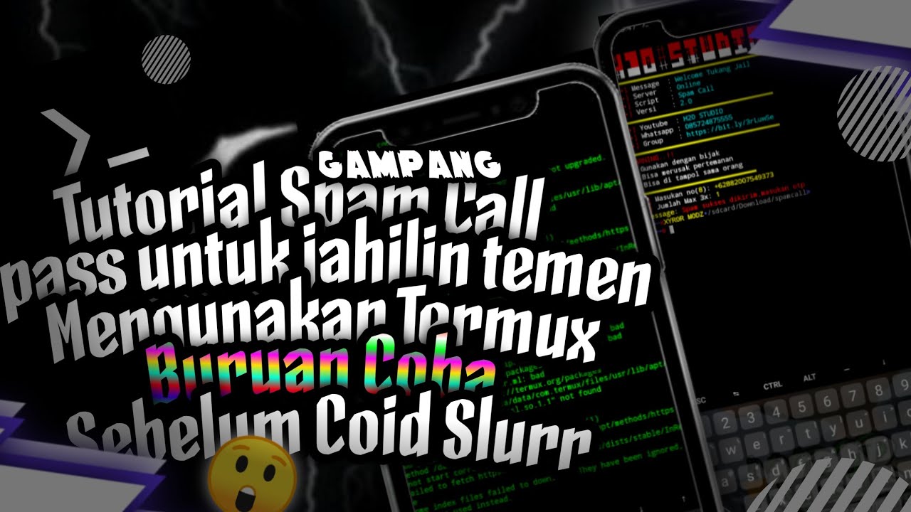 TUTORIAL Spam Call || TERMUX || 100% Bisa || GAMPANG || On 24 Jam Pas ...
