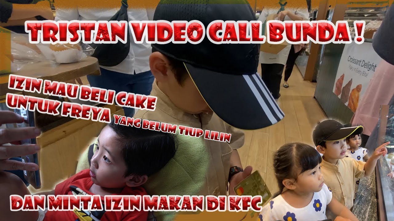 SADAR ADIK FREYA BELUM TIUP LILIN TRISTAN VIDEO CALL BUNDA! - YouTube
