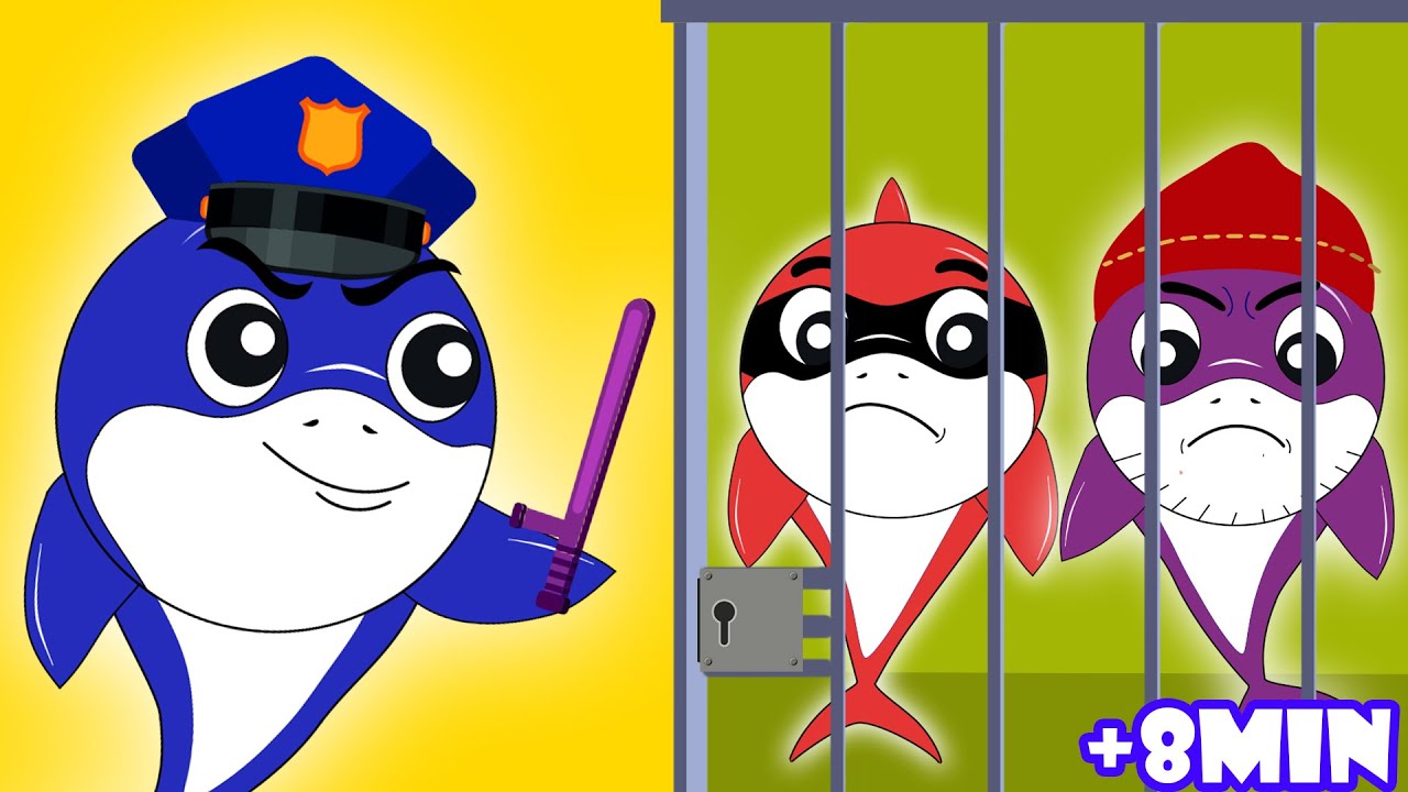 Super Police Officer| + More Baby Shark Stories - YouTube