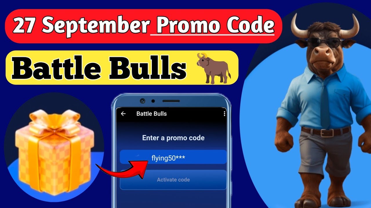 Battle Bulls Promo Code Today | Battle Bulls 27 September Promo Code ...