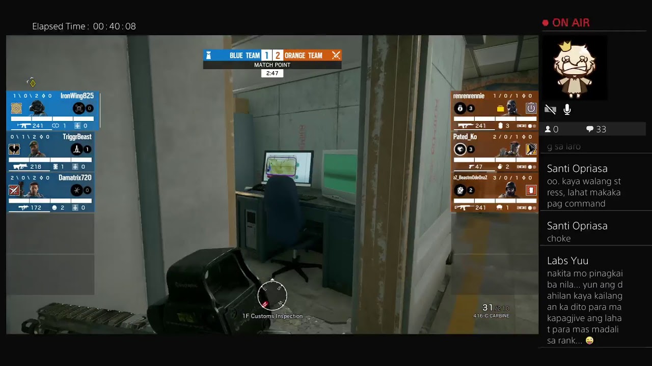 R6 Siege Custom Game - PS4 Pro Broadcast - YouTube