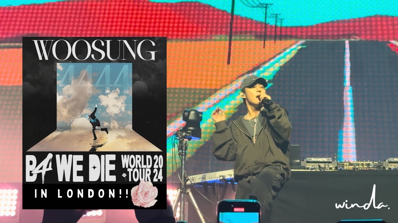 30.10.24 | Woosung B4 WE DIE World Tour in London!🌹🖤 - YouTube