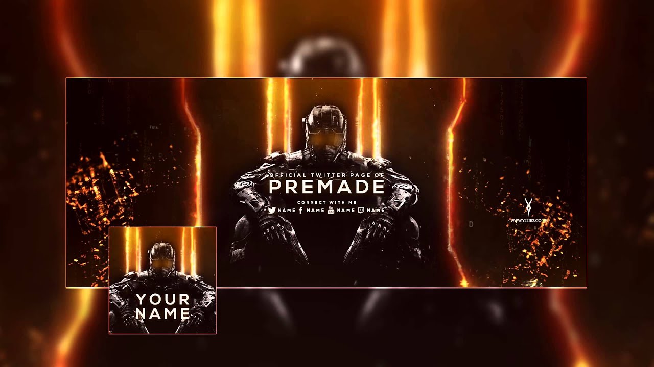 Call Of Duty Black Ops 3 - Twitter Header & Avatar by @YLLiBzify - YouTube