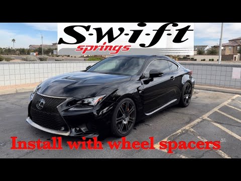 How to Install Swift Lowering Springs on a Lexus RCF - YouTube