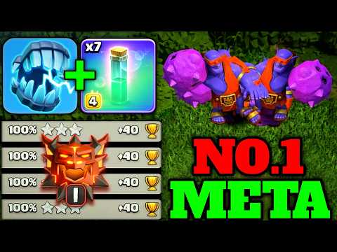 THIS NEW META IS BROKEN! DD Charge + Super Bowler Spam Destroys Max TH18 Bases! Clash Of Clans