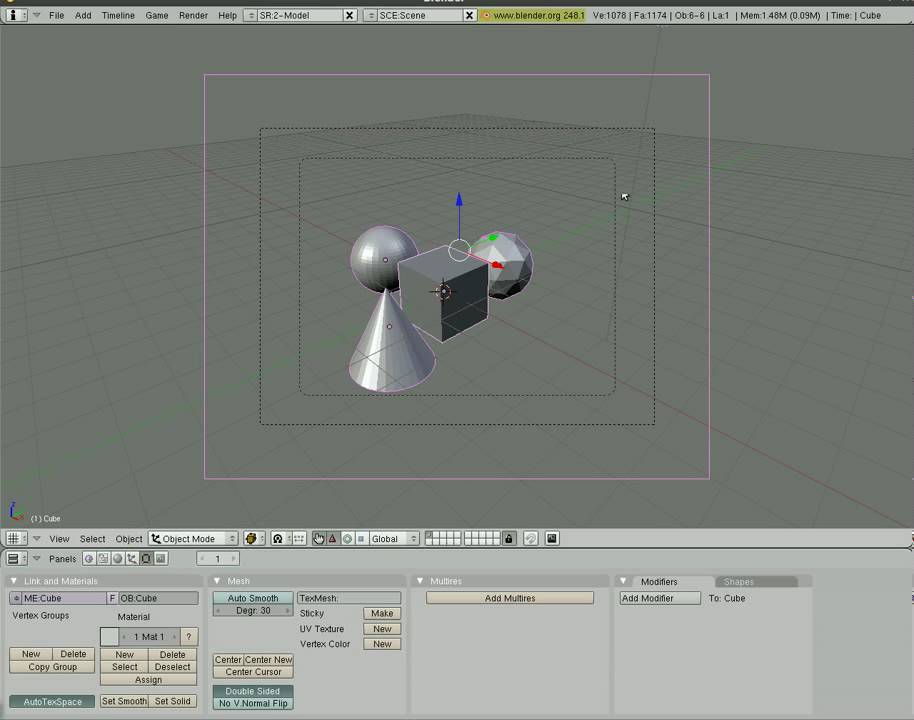 Blender 3D Basics - The 3D View Window Part #2 - YouTube