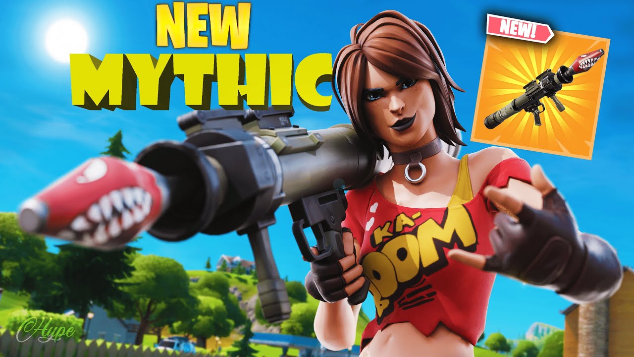 The *NEW* Mythic Rocket Launcher (in FORTNITE)#Fortnite - YouTube