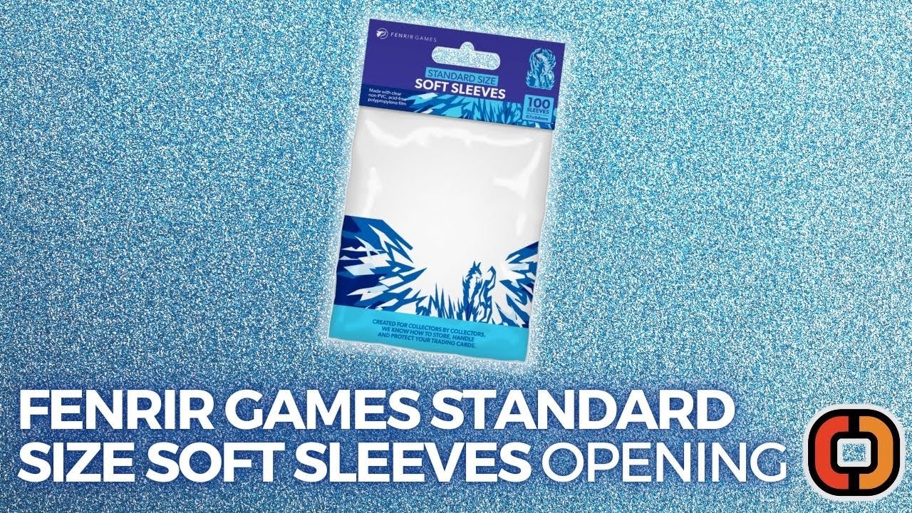 UNBOXING Fenrir Games Standard Size Soft Sleeves - YouTube