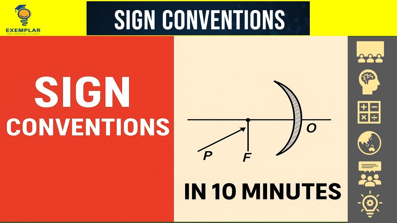 Sign Conventions in 10 minutes| Optics | Light - YouTube