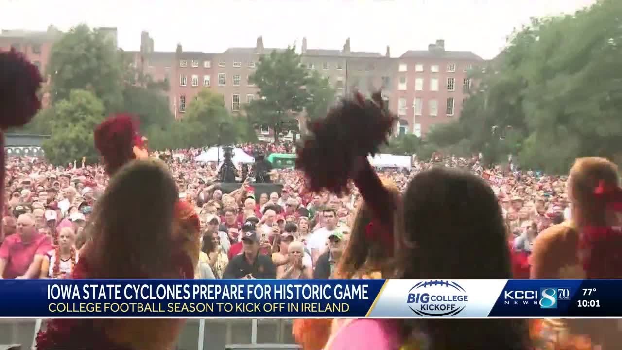 Iowa State fans, Cyclones team ready for season-opening Aer Lingus ...