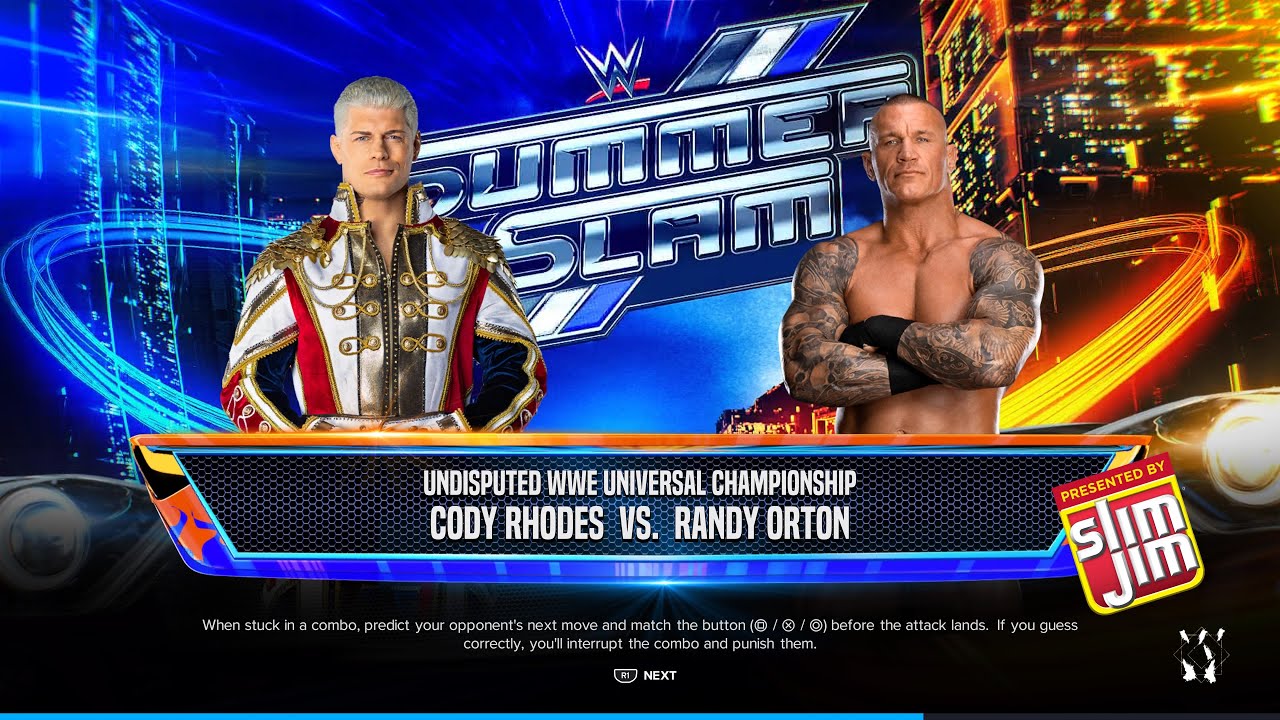 [WWE 2K24] Cody Rhodes vs. Randy Orton (Undisputed WWE Universal ...
