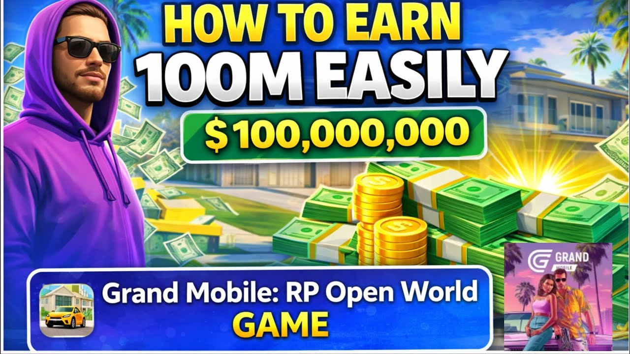 HOW TO MAKE 100M EASILY WITHOUT JOB'S IN GRAND RP MOBILE | 💰🔥 - YouTube