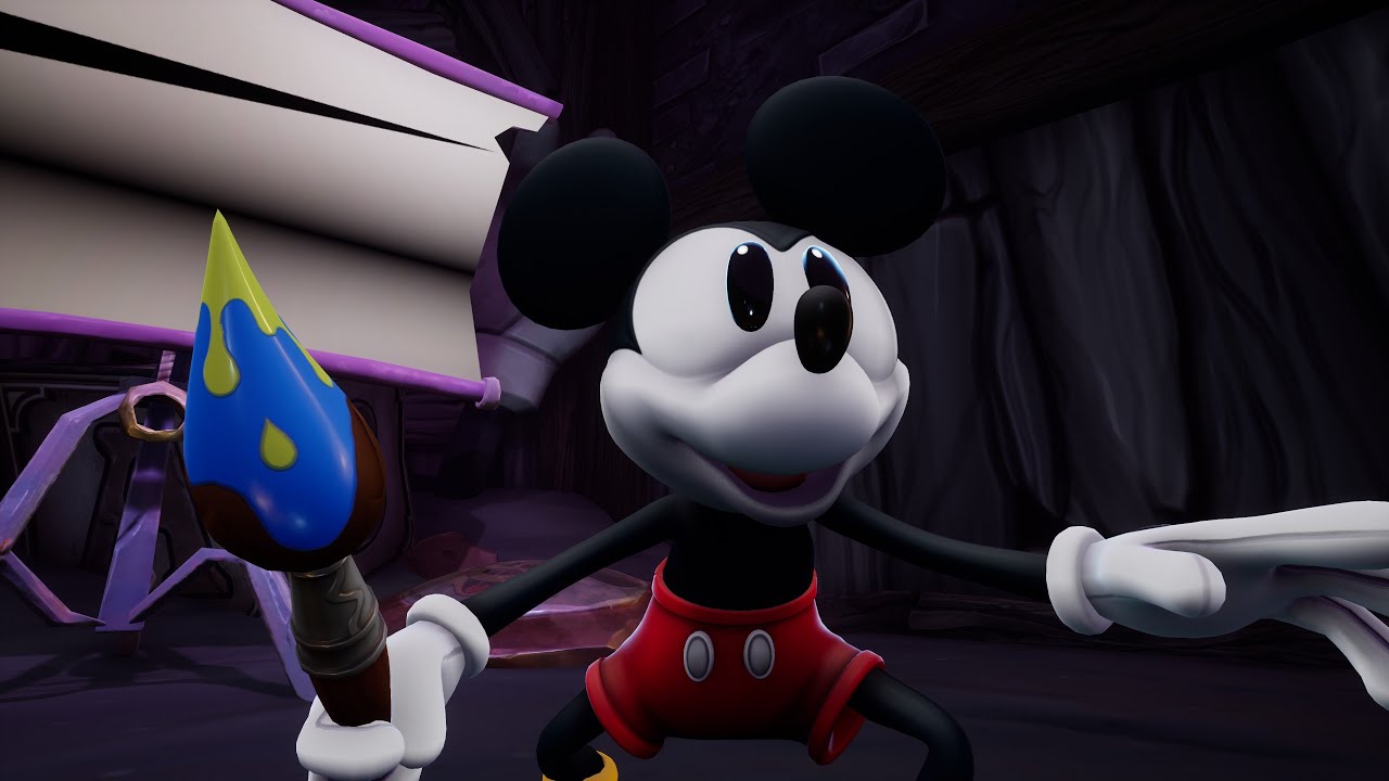 Epic Mickey Mouse rebrushed game part 3 - YouTube